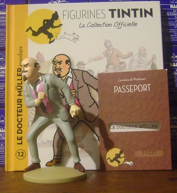 TINTIN THE OFFICIAL Collection N°12 LE DOCTOR MULLER Figure / Figure £ ...