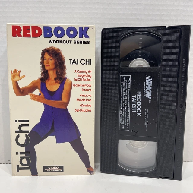 TAI CHI RED Book Workout Series (VHS Tape 1994 Video Treasures) Vintage ...