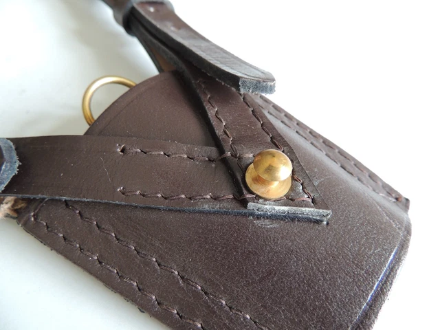BRITISH ARMY BROWN Leather Military Sam Browne Sword Hanger £6.95 ...