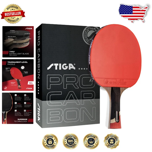 HIGH-SPEED ITTF APPROVED Table Tennis Racket with Carbon Technology ...