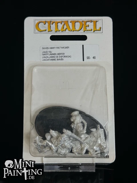 BLISTER LANCIAFIAMME WARHAMMER Fantasy Skaven Warp Fire Thrower OOP ...