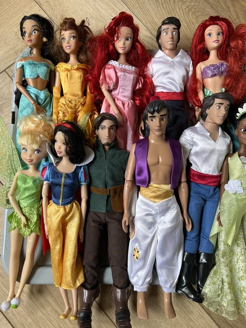 DISNEY STORE PRINCESS And Prince Dolls Plus Accessories Large Bundle £ ...