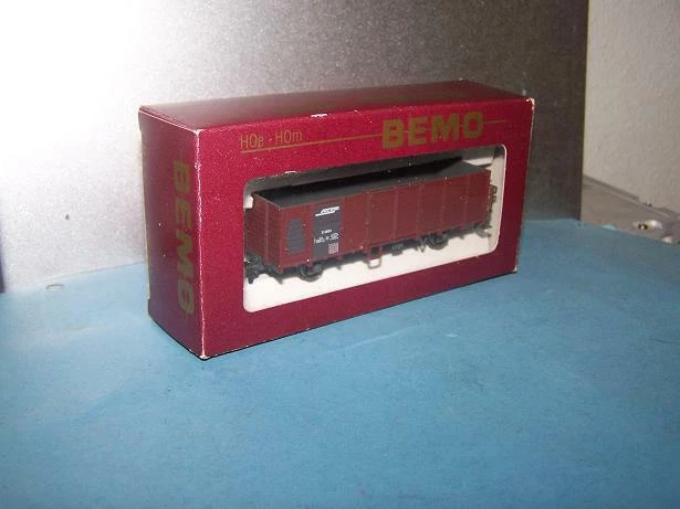 BEMO ART. 2254 114 H0e/H0m Hochbordwagen in Ovp. unbespielt EUR 39,90 ...