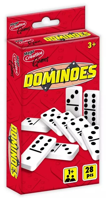 MEGA CREATIVE GAME Domino 10x20x3 pudełko 8/144/288 Mega Creative £3.00 ...