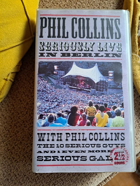 PHIL COLLINS - Seriously Live In Berlin (VHS, 1990) £9.04 - PicClick UK