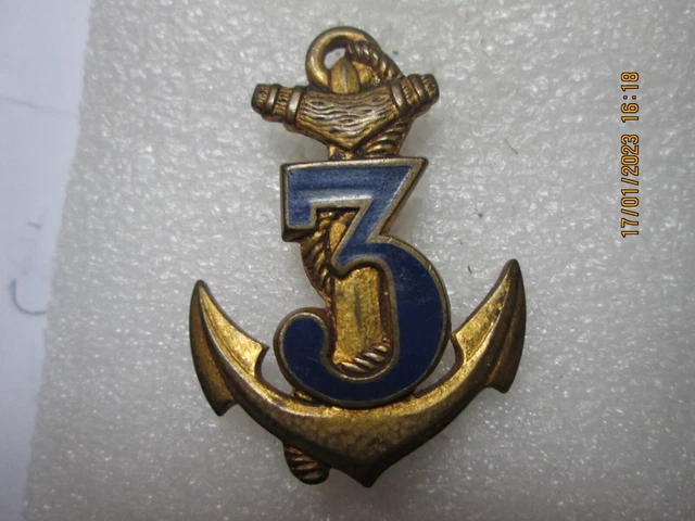 INSIGNE DU 3 Régiment d'Infanterie de Marine EUR 5,00 - PicClick FR