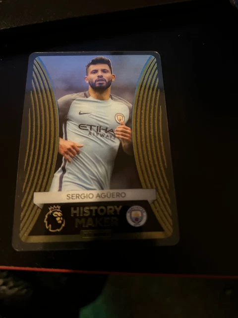 PANINI ADRENALYN XL premier league 2025 History maker Sergio Aguerro £2 ...