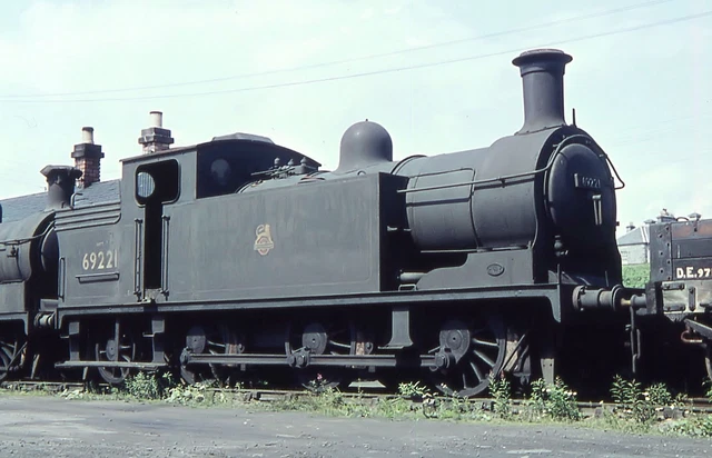 N15 CLASS 0-6-2T 69221 at Dunfermline shed 6x4 Quality British Rail ...