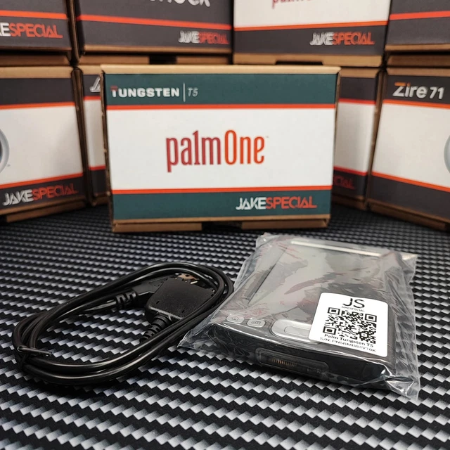 PALM TUNGSTEN T5 Handheld PDA - New Battery & USB Cable Included EUR ...