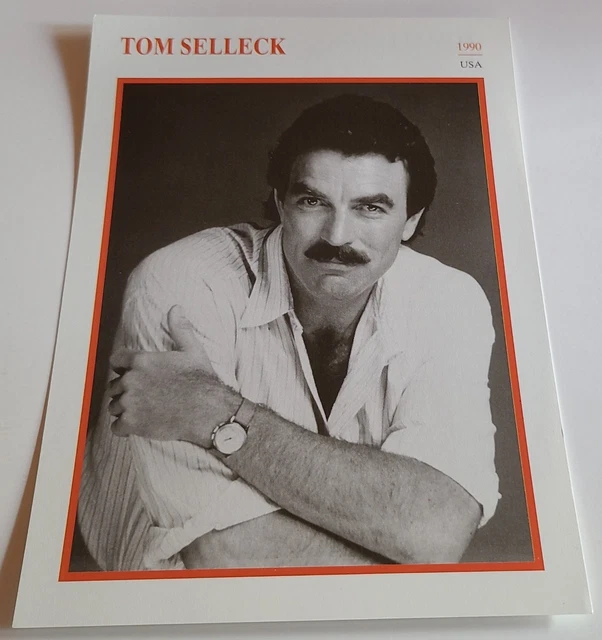 SCHAUSPIELER TOM SELLECK | Film-Star-Foto / Sammelbild-Karte #n485 EUR ...