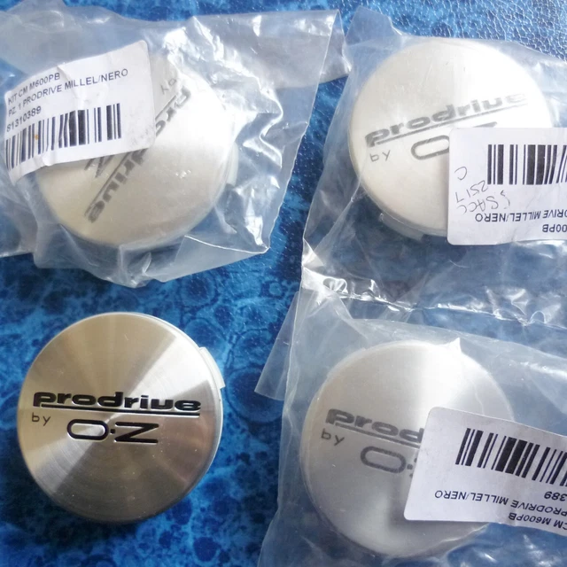 FOUR GENUINE PRODRIVE Oz racing Subaru Impreza P1 Centre caps - M600 ...