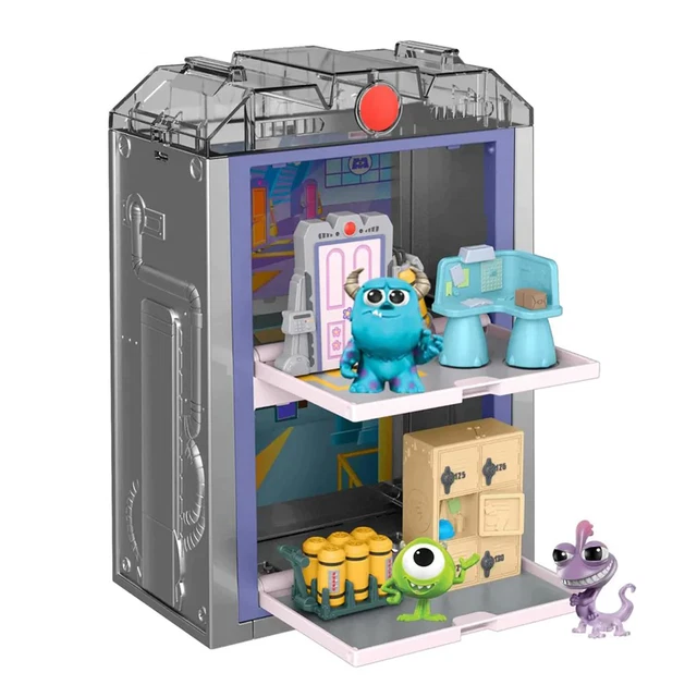 DISNEY PIXAR MONSTERS Inc Minis Stackable Stories Scare Floor 3 Figure ...