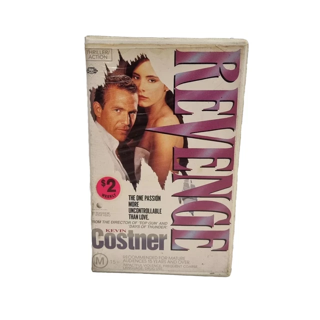 REVENGE VINTAGE VHS Cassette Large Ex Rental Clam Shell Case Retro ...