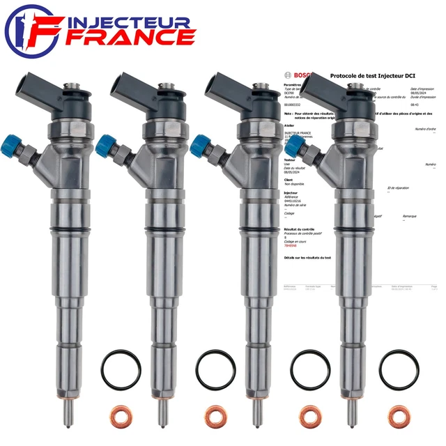 4X 0445110216 BOSCH Injecteur BMW E46 E90 320d X3 X5 2.0d 3.0d ...