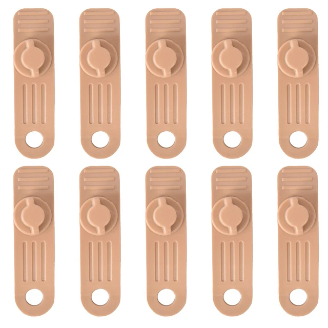 TENT WINDPROOF CLIPS Tarpaulin Clips Canvas Caravans Plastic 1pc/10pcs ...