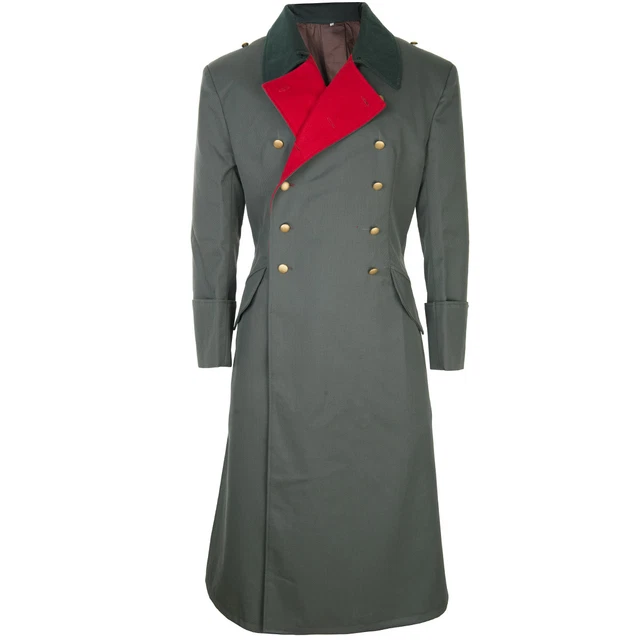 GERMAN M36 GABARDINE General Coat - WW2 Repro Army Great Long Jacket ...