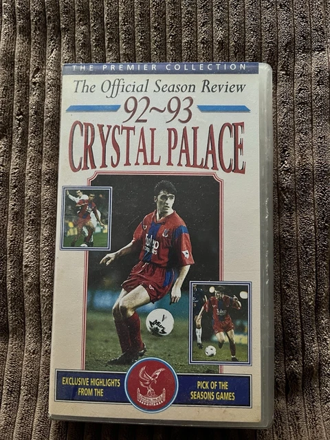 CRYSTAL PALACE VIDEO VHS Official Season Review 1992/93 £3.84 - PicClick UK
