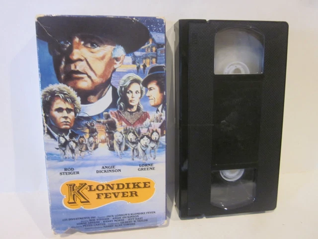 KLONDIKE FEVER VHS Western Adventure Rod Steiger Angie Dickinson ...