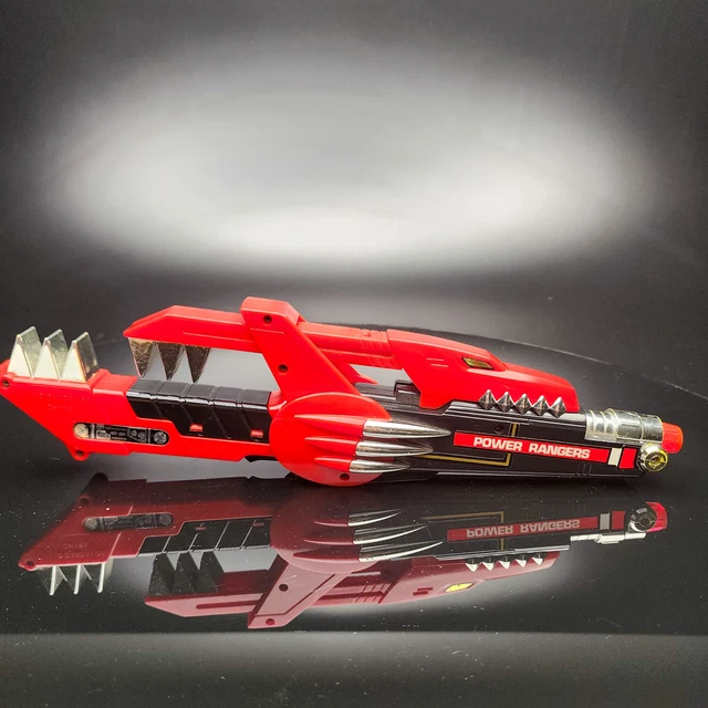 1991 MMPR MIGHTY Morphin Power Rangers RED RANGER lame pistolet blaster ...