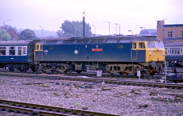 CLASS 47 NO 47361 in blue at sheffield 4 8 1984 £1.20 - PicClick UK