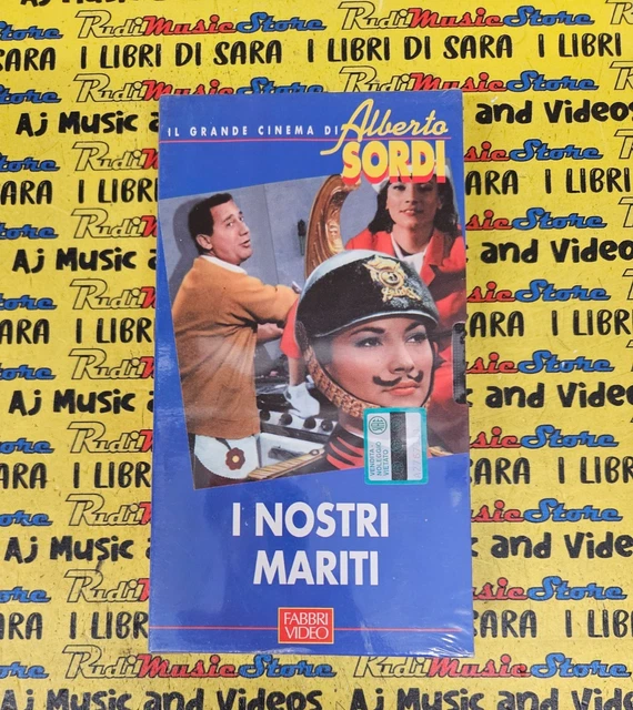 VHS CARTONATA I NOSTRI MARITI cinema alberto sordi 1994 FABBRI ...