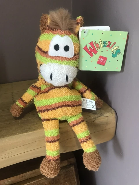 RUSS BERRIE 21946 Whizzits Ritzy Horse Colourful Zebra Soft Plush ...