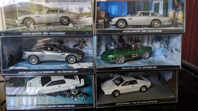 JAMES BOND CAR Collection 47 Vehicles And Magazines £208.72 - PicClick UK