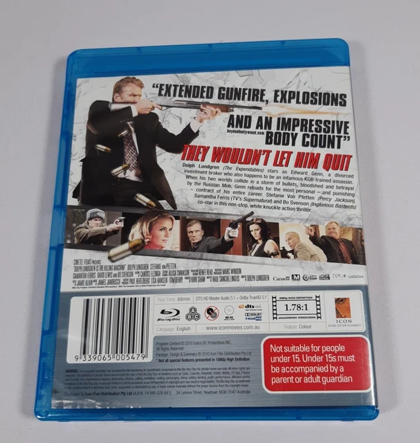 THE KILLING MACHINE Movie AUS Blu-ray Region B VGC Dolph Lundgren $7.29 ...