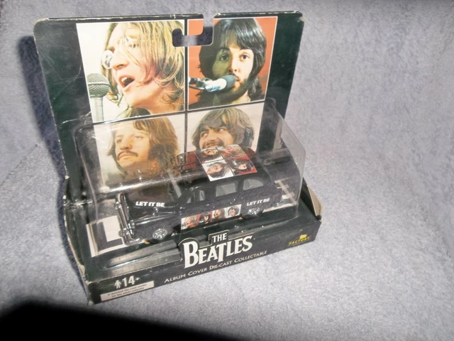 THE BEATLES DIE Cast Model Taxi Cab Let It Be Album Cover Boxed Factory ...