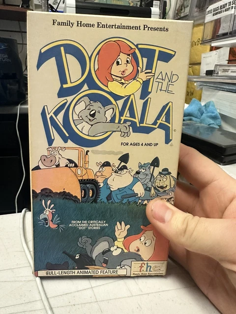 DOT AND THE KOALA (VHS) 1985 FHE Cartoon Family Home Entertainment film ...