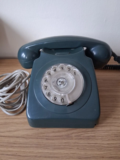 1970S VINTAGE GREEN 746 GEN Rotary Dial Bell Ring Telephone tested ...