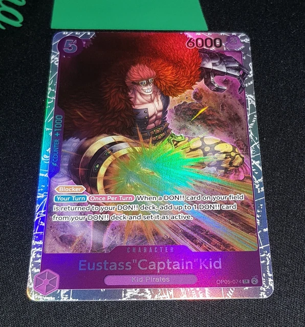 ONE PIECE CARD Eustass Captain Kid OP05-074 SR One Piece Card TCG ...