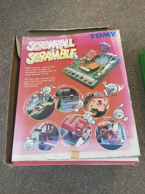 VINTAGE 1980S TOMY Screwball Scramble Game Boxed Retro Skill Toy £13.92 ...