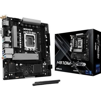 ASROCK H810M-X WIFI Intel Socket 1851 Motherboard 2 X Ddr5 Dimm Slots 1 ...