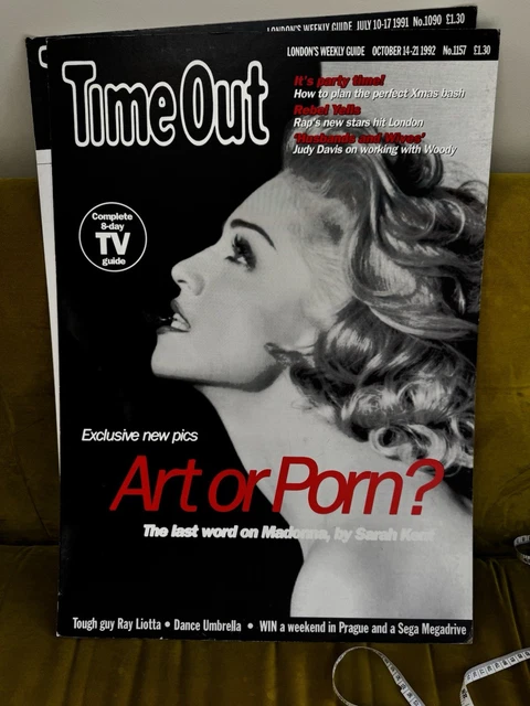 MADONNA TIME OUT Magazine 1992Cardboard Poster 70cm X 50cm £52.67 ...