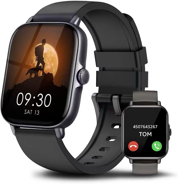 SMARTWATCH CON EFFETTUA/RISPOSTA Chiamate, 1.85" Orologio Smartwatch ...