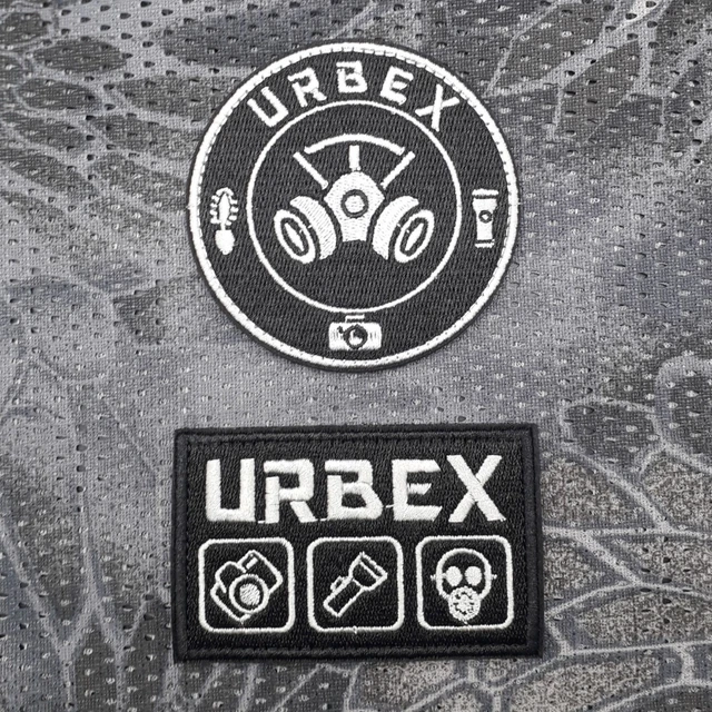 2X URBEX PATCHES Aufnäher Lost Places Urban Exploration Vergessene Orte ...