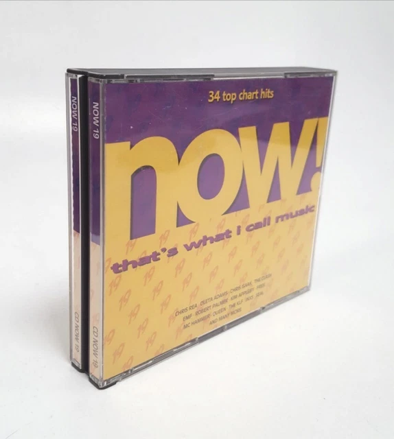 NOW THAT'S WHAT I Call Music 19 2 X CD Fat Box Original UK Release 1991 ...