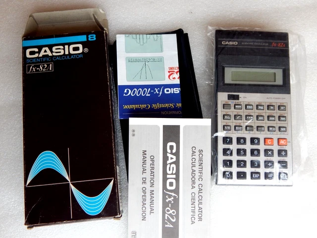 VINTAGE CASIO FX-82A Scientific Calculator made in Japan New Old Stock ...
