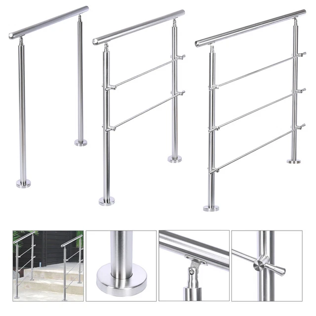 ANGLE MOBILITY HANDRAIL Outdoor Steel Rail Safety Grab Rail Garden ...