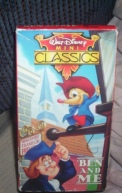 WALT DISNEY MINI Classics Ben and Me VHS Extremely Hard to Find Ben ...