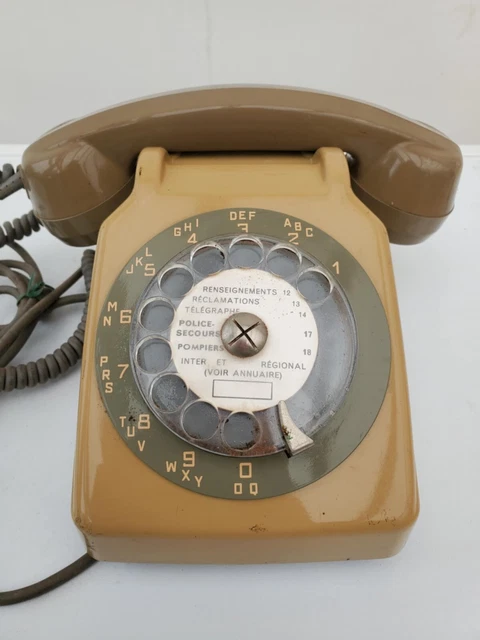 VINTAGE GPO ROTARY Dial Telephone Retro Collectable £10.00 - PicClick UK