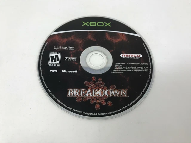 BREAKDOWN - MICROSOFT Xbox Original - Game Disc only - $12.79 - PicClick CA