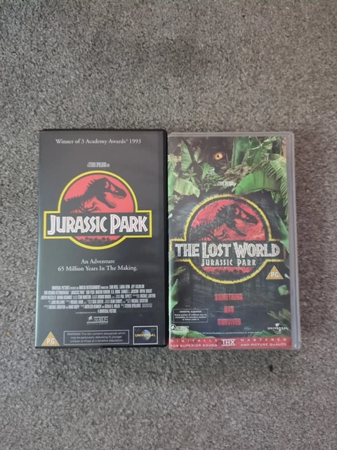 JURASSIC PARK & The Lost World Vintage Retro PAL UK VHS VGC £7.00 - PicClick UK