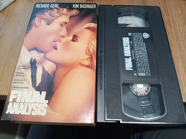 FINAL ANALYSIS (VHS, 1992) Richard Gere Kim Basinger Uma Thurman TESTED ...