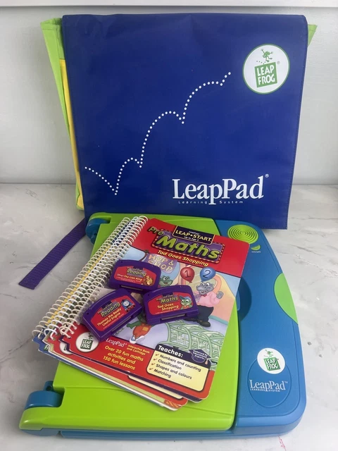 LEAP FROG LEAPPAD Learning System~ 3 Books & 3 Cartridges Leap Start £ ...