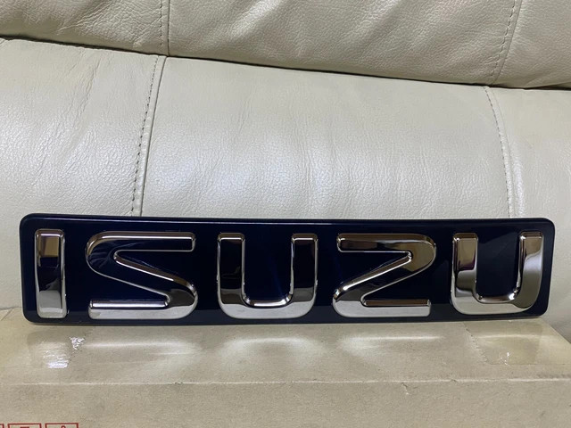 ISUZU D-MAX DMAX LOGO CHROME BLACK EMBLEM BADGE 12-2019 GENUINE 8 ...