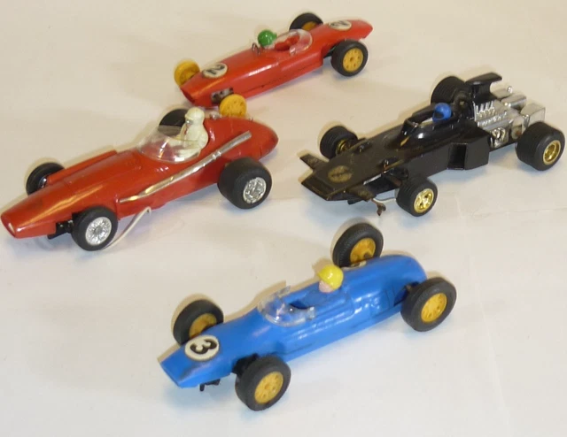 TRI-ANG VINTAGE SCALEXTRIC Cooper MM/C 67 Race Car plus others ...