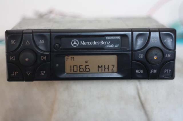 MERCEDES-BENZ AUDIO 10 Becker BE3200 Radio Cassette Autoradio W140 W201 ...