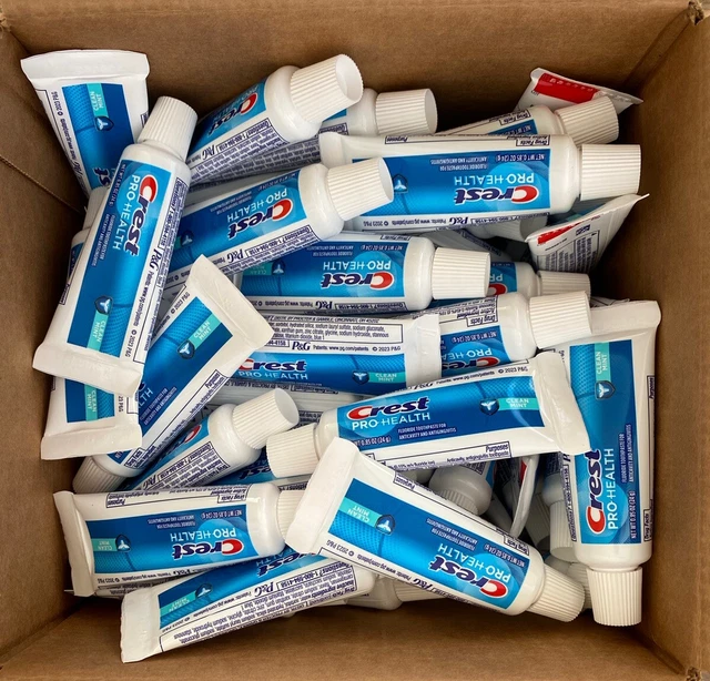 72 CT CREST Pro-Health Clean Mint Toothpaste Travel Sized .85 Oz | EXP ...